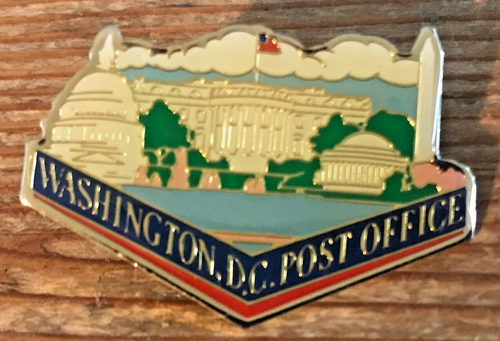 Vintage Washington D.C. Post Office Pin Collectible USPS White House ...