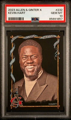 2023 Topps Allen & Ginter X Kevin Hart Card #232 Graded PSA 10 GEM MINT ...