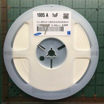 Samsung MLCC Capacitor CL05A105KQ5NNNC 0402 1uF 6.3v X5R 10% RoHS NEW ...