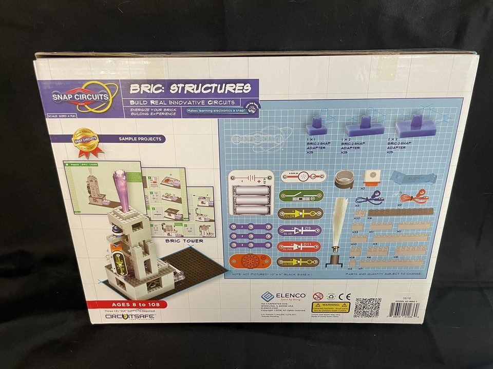 Elenco SC-BRIC1 Snap Circuits Bric Structures Electronics Kit 756619012360 | eBay