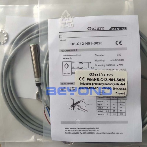 1PC NEW FOR Defuro proximity switch HS-C12-N01-S020 sensor | eBay