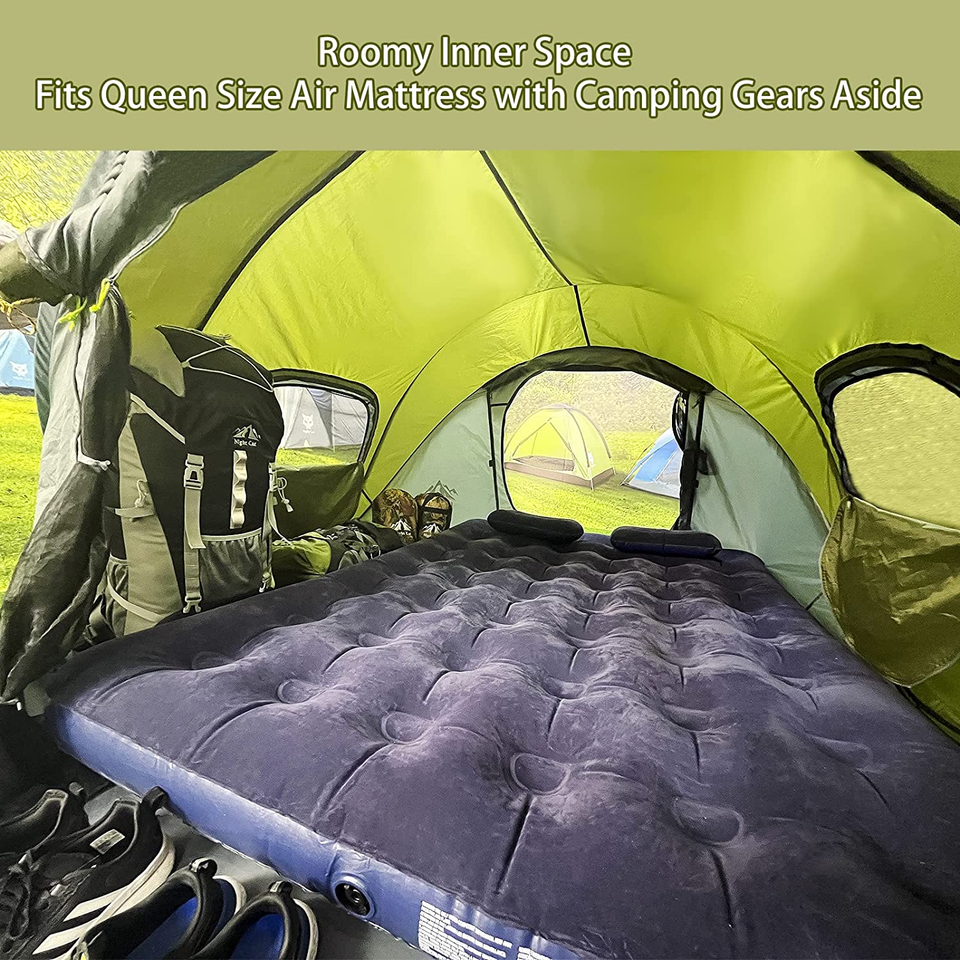 Pop-Up Camping Tent: 2 Person Tent Waterproof Instant Easy Setup Family ...