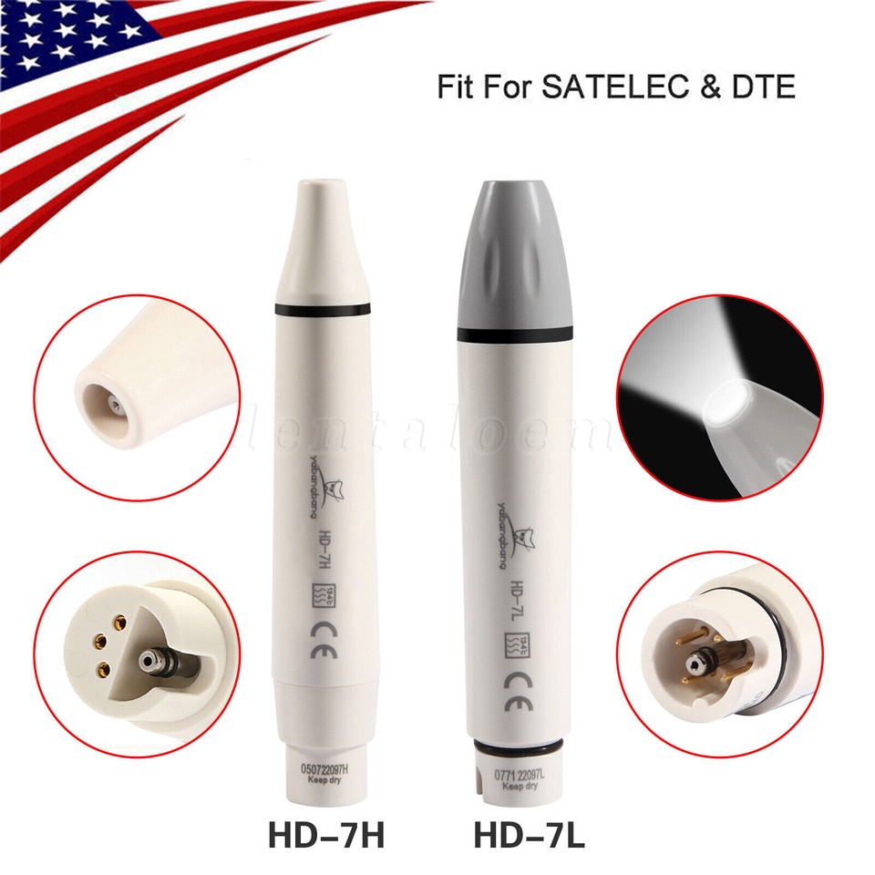 Ultrasonic Piezo Dental Scaler Handpiece LED light F/ EMS/WOODPECKER ...