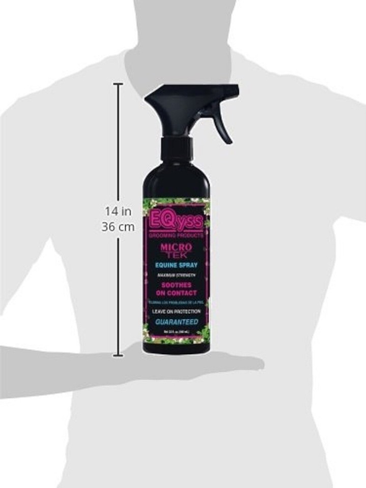 EQyss Micro-Tek Equine Spray - Stop Scratching, Itching, and Biting (32 ...