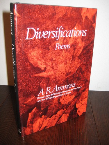 DIVERSIICATIONS A.R. Ammons POETRY 1st Edition First Printing POEMS | eBay