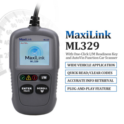 Autel MaxiLink ML329 OBD2 CAN OBDII Car Code Reader Auto Diagnostic ...