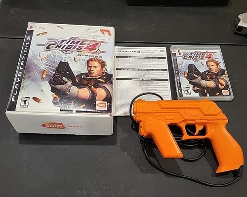Time Crisis 4 + Guncon 3(Sony PlayStation 3, 2007) In Box 722674110051 ...