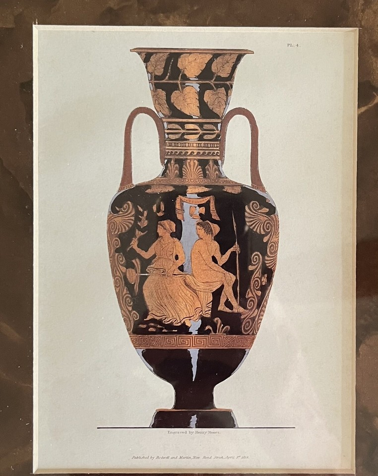 Vintage Rare Henry Moses Engraved Published By Rodwell and Martín 1819 ...