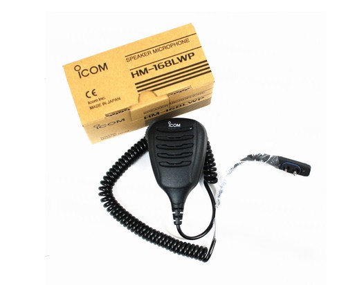 NEW ICOM HM-168LWP IP67 SP/Mic for IC-V88 IC-F1000 IC-F2000 IC-F3031 IC ...