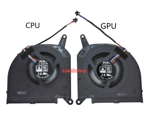 New CPU GPU Cooling Fan Cooler Gigabyte AERO15 OLED 17 RP77 RP75W RP75 ...