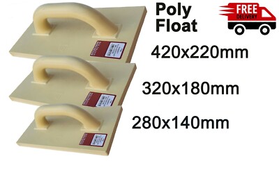 Plasterers Float Rendering Poly Smooth Plaster Cement Tool 280/320 ...