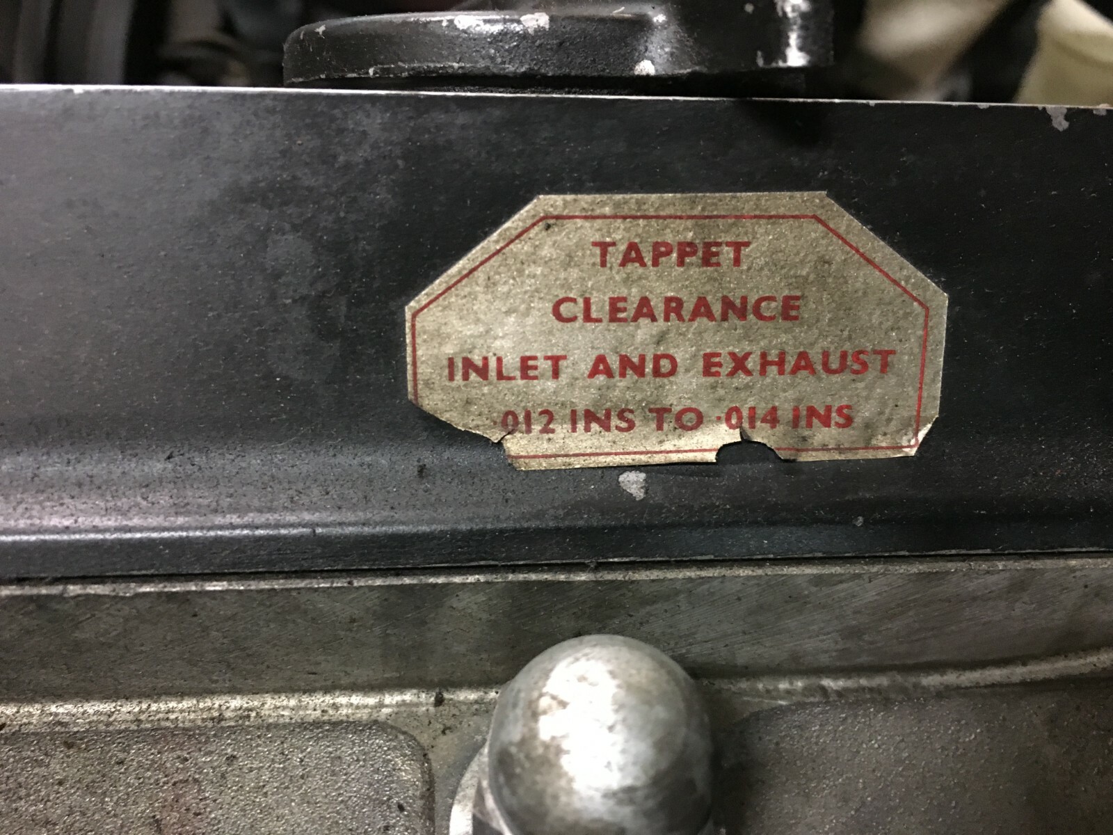 Engine Bay Bonnet Brake Tappet Decal Label Sticker Set Jaguar XJ6 XJ12 ...