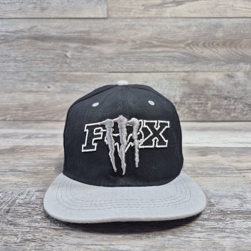 Fox Monster Energy Drink Cap Hat Adult Mens Outdoor Adjustable Snapback ...