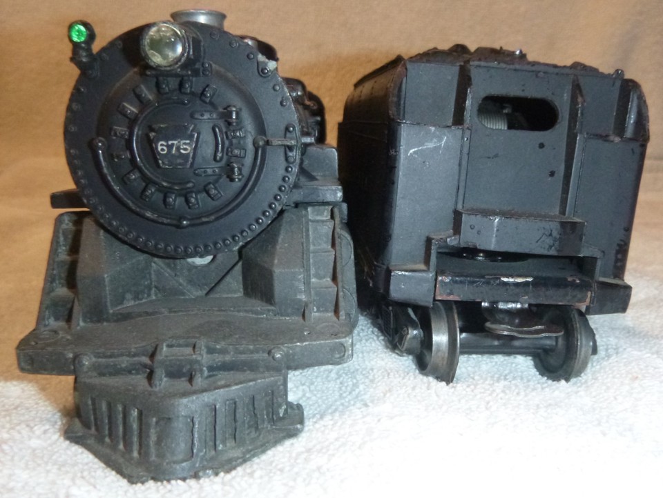 Lionel 1947 675 engine with Baldwin disk wheels and 2466wx tender ...