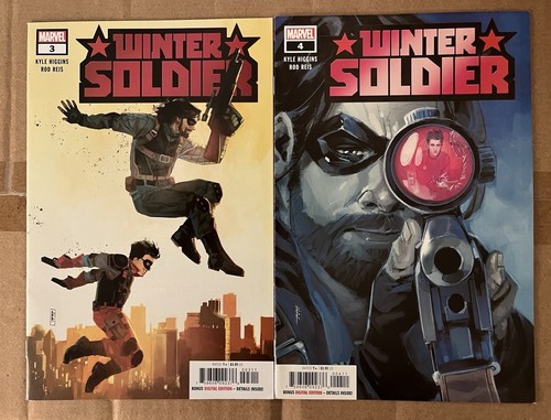 Winter Soldier #3 & 4 Marvel (2019) Comic Book Kyle Higgins Rod Reis | eBay