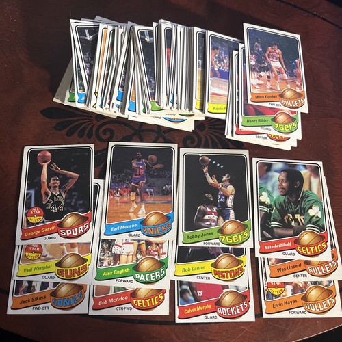 1979-80 TOPPS Baskebtall Cards Lot Near Set 123 of 132 Different Cards ...