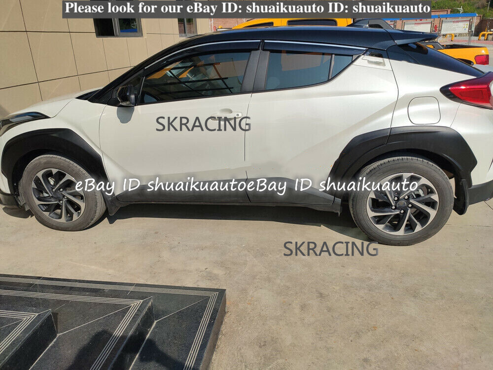 2016 2017 2018 For Toyota C-HR CHR ABS Unpainted Wheel Arch Fender ...