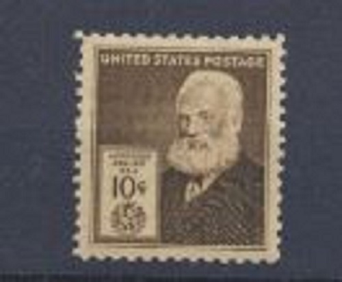 #893 Alexander Graham Bell Famous American 1940 Mint Never Hinged ...