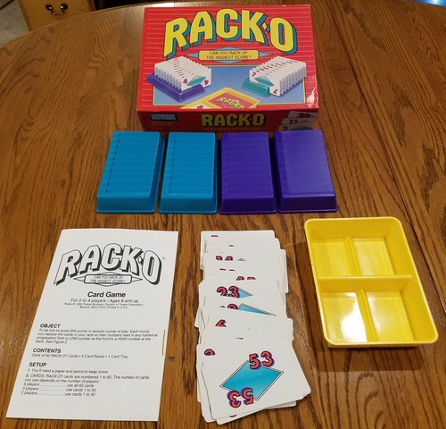 Vintage Racko Card Game With Instructions 1992 Complete 73000400736| eBay