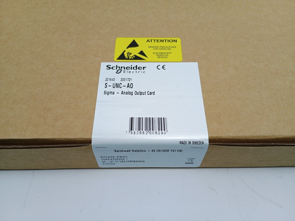 Schneider S-UNC-A0 Sigma - AO Card | eBay