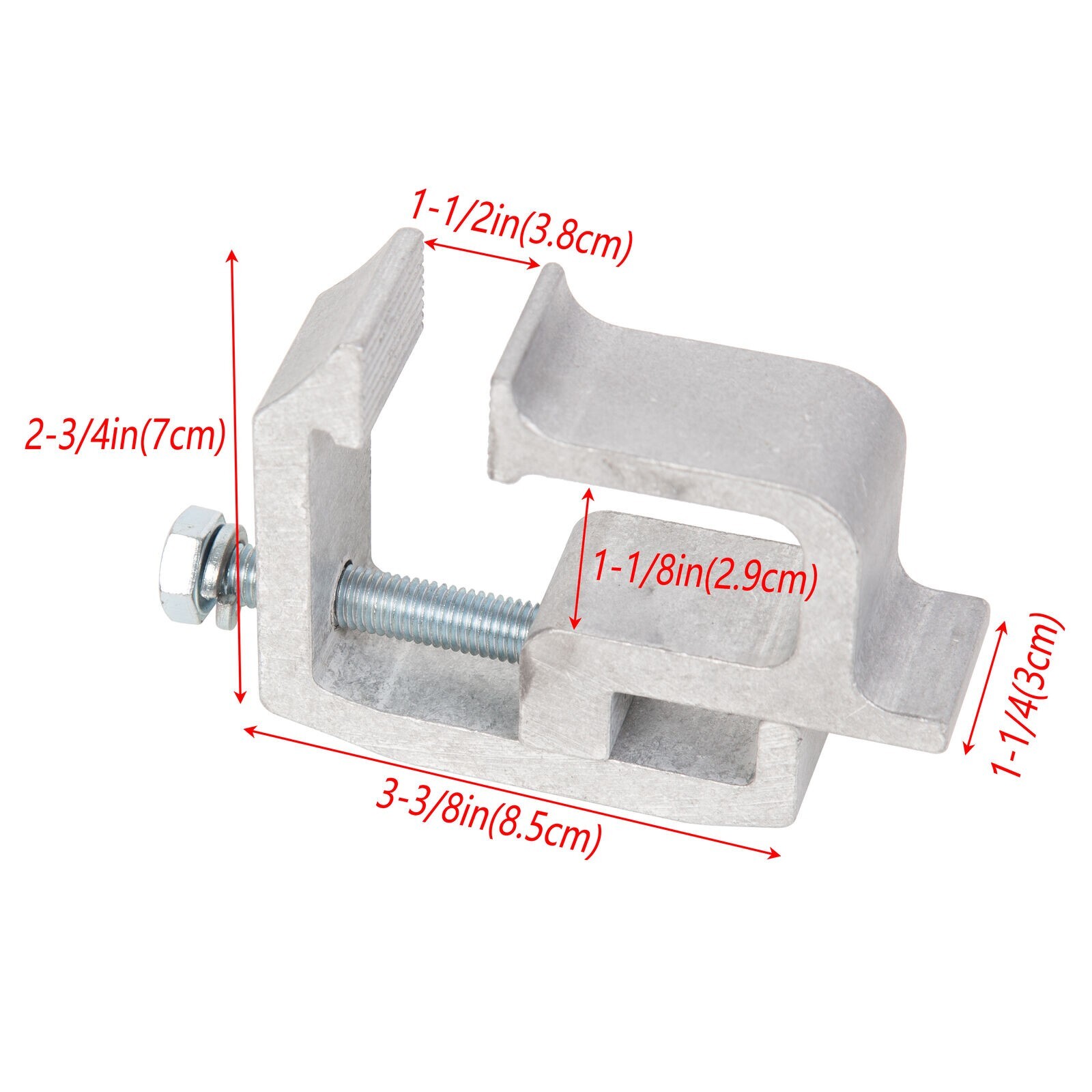 4 PCS Silver Truck Cap Topper Camper Shell Mounting Clamps Heavy Duty ...