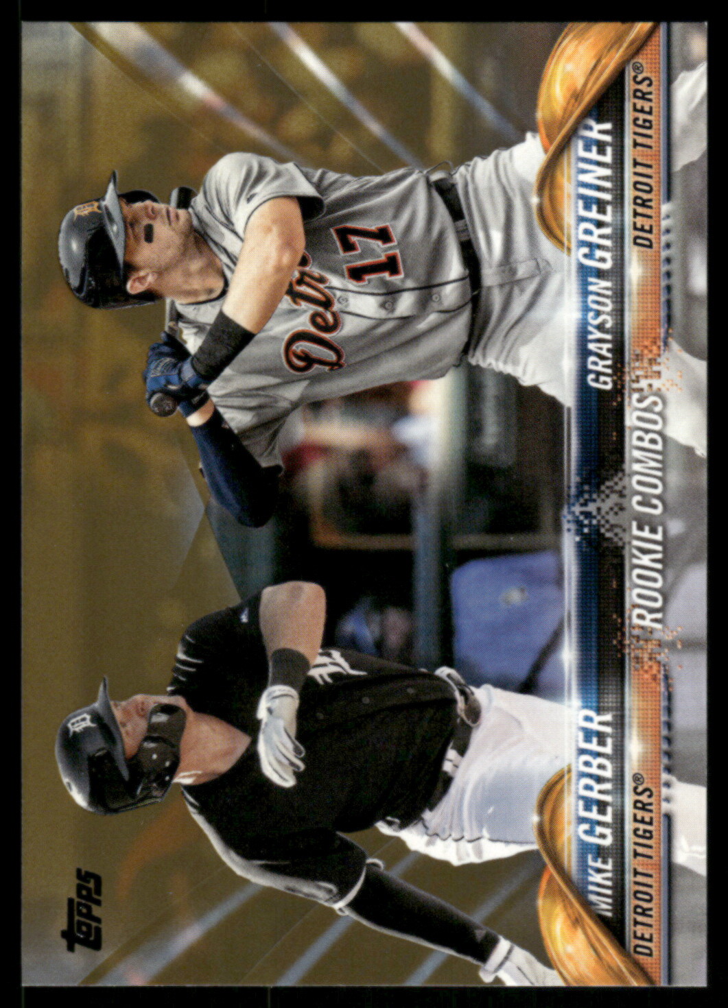 2018 Topps Update #US36 Mike Gerber / Grayson Greiner Gold | eBay