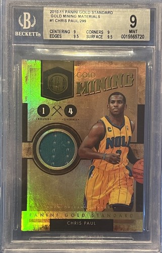 2010-11 Panini Gold Standard Mining Chris Paul Patch /299 Hornets Bgs 9 Mint | eBay