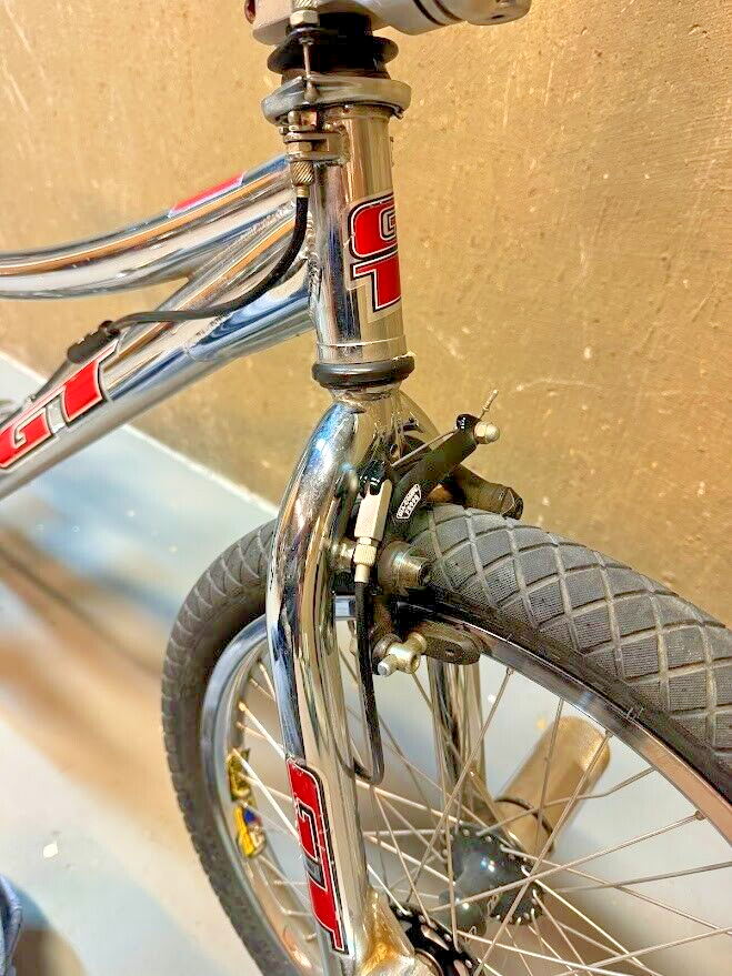 1997 98 GT Tour BMX Chromoly Survivor Freestyle Old School Bike Dropout ...