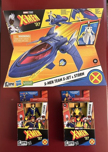 Marvel Studios X-Men '97 Toy Lot: Team X-Jet & Storm, Cyclops ...