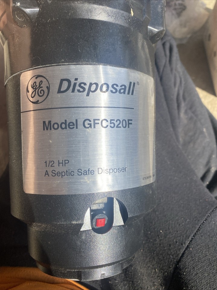 GE Model GFC520F Garbage Disposal Disposall Food Waste Disposer 1/2 HP ...