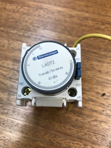 **tested*** Telemecanique Schneider LADT2 Time Delay Block 0.1-30s Used ...