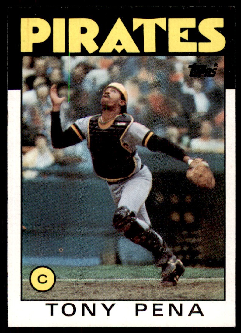1986 Topps Baseball Card Tony Pena D Pittsburgh Pirates #260 | eBay
