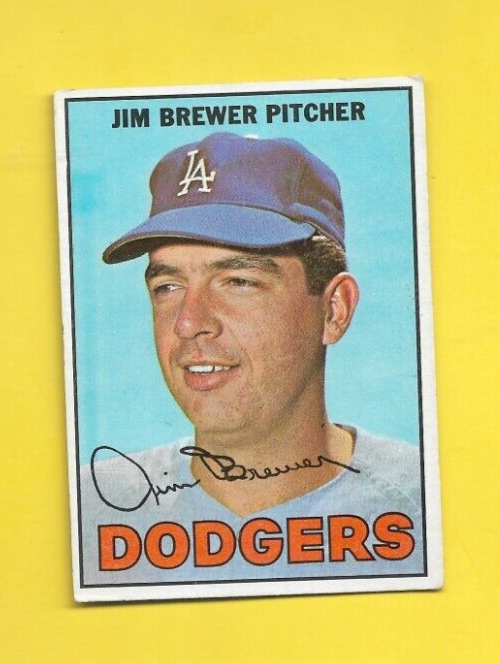 1967 Topps Jim Brewer #131 Los Angeles Dodgers VG- FREE SHIPPING | eBay