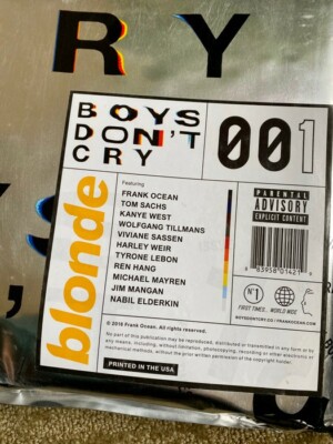 Frank Ocean Boys Don't Cry Magazine — New + Unopened | eBay Frank Ocean Boys Don't Cry Magazine — New + Unopened | eBay