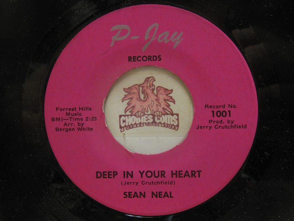 Rare! Sean Neal - All Alone Am I / Deep In Your Heart, 45 RPM VG+ (18G ...