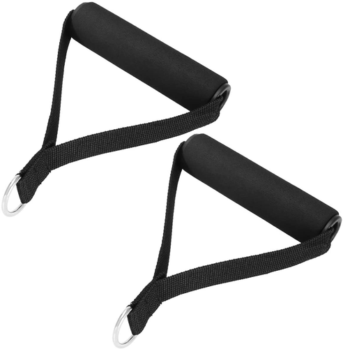 Resistance Band Handles Grips, 2 Pcs Exercise Handles with Solid ABS ...