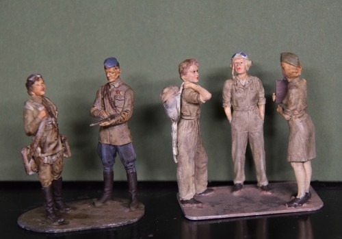 ICM 32101 German Luftwaffe Pilots 1/32 Scale Plastic Model Kit 3 ...