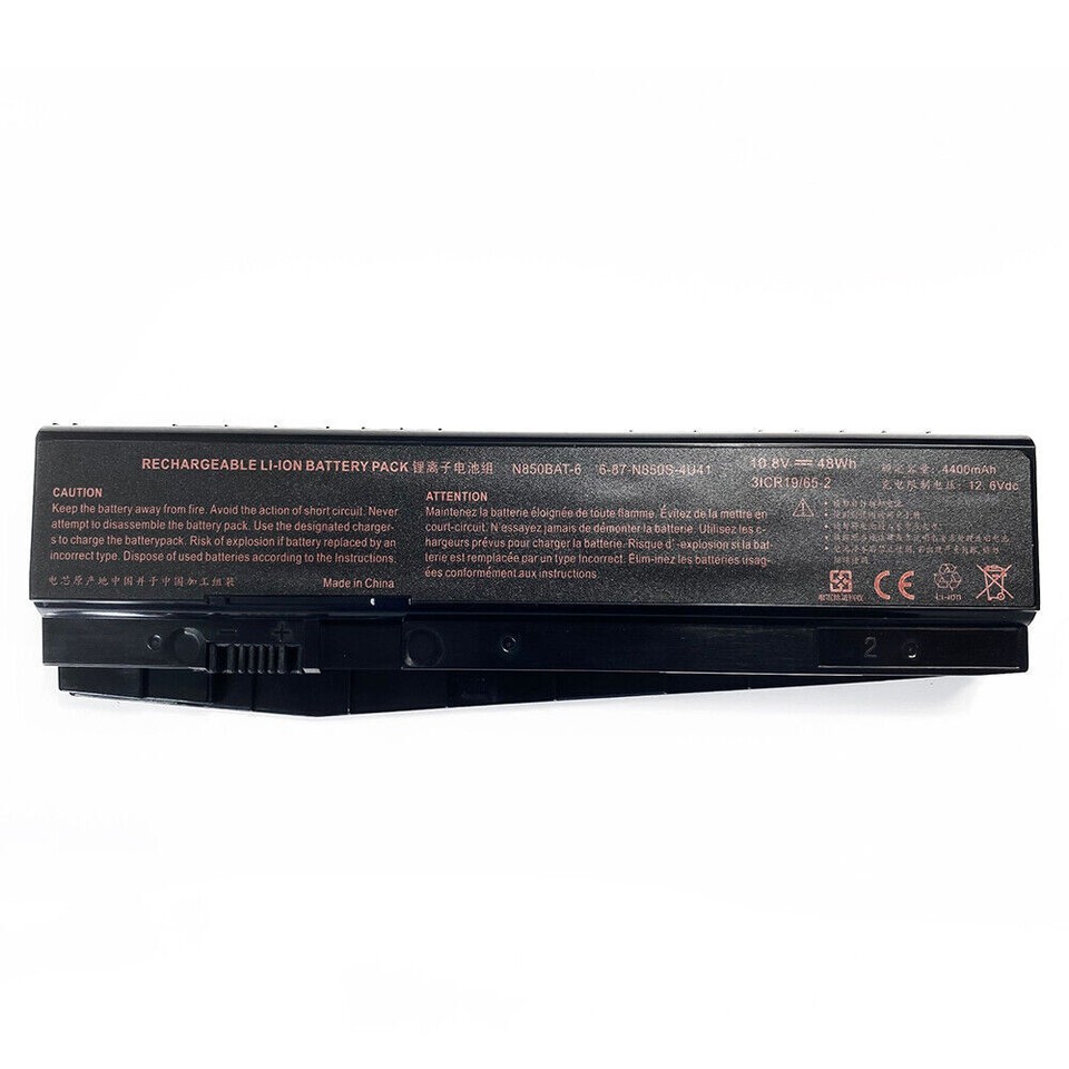 Laptop Battery for Sager NP5855(N855HJ) NP5850(N850HC) NP5852(N850HL ...
