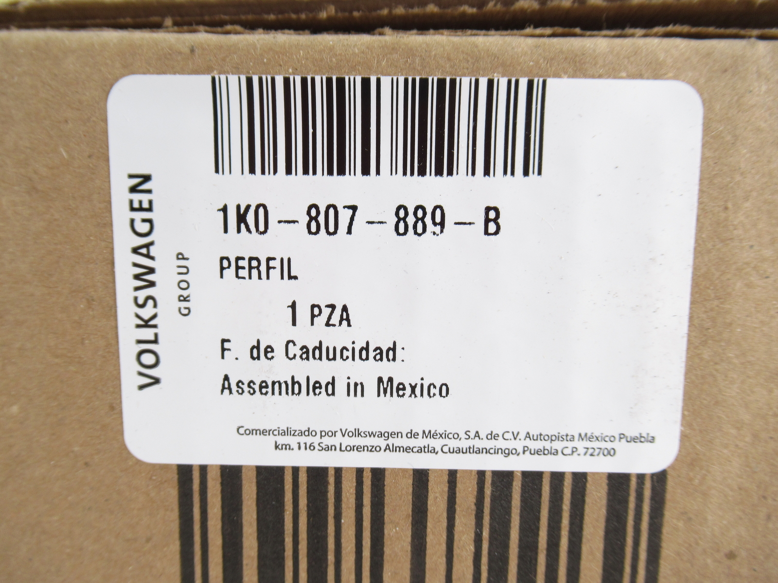 Volkswagen Golf Mk5 Front Bumper Left Guide 1K0807889B OEM for sale ...