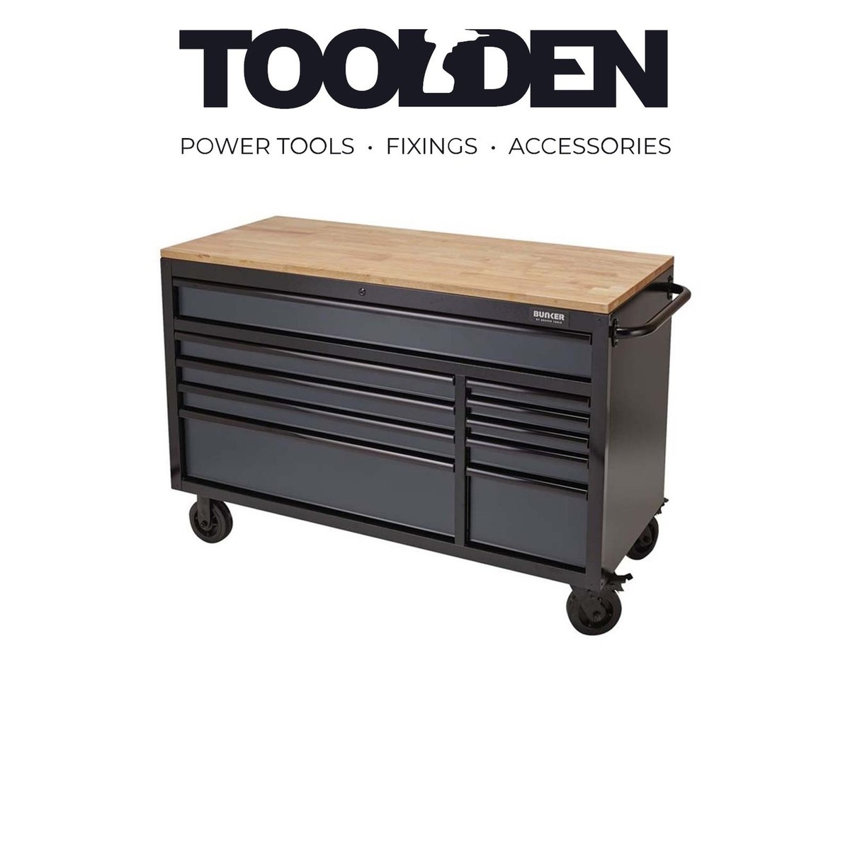 Rolling Workbench With Drawers BUNKER® By Draper 08227 Workbench