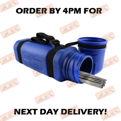 WELDING ELECTRODE ROD STICK PLASTIC CANNISTER HOLDER 350MM 4.5KG/450MM ...