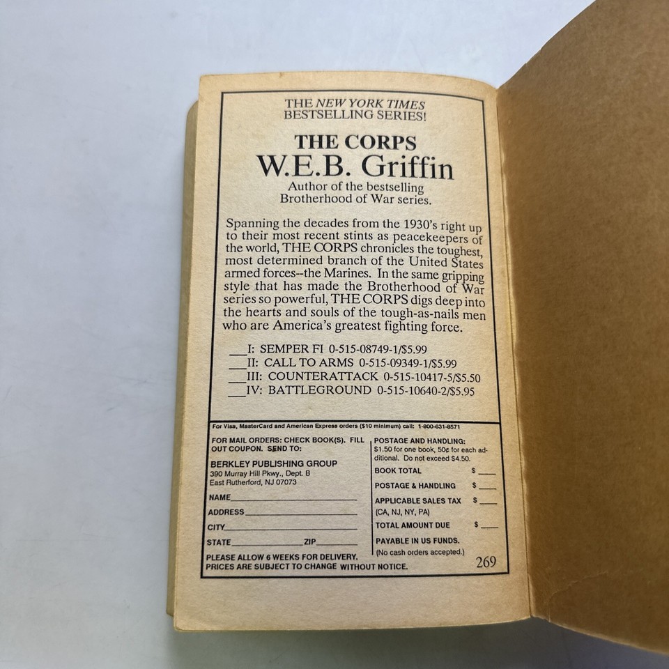 The Corps Book I Semper Fi - W.E.B. Griffin | eBay