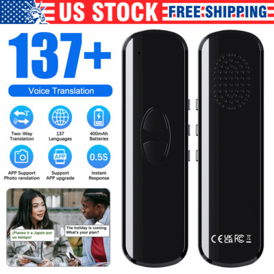 Smart Translator Device Real Time Interpreter Voice Language Translator ...