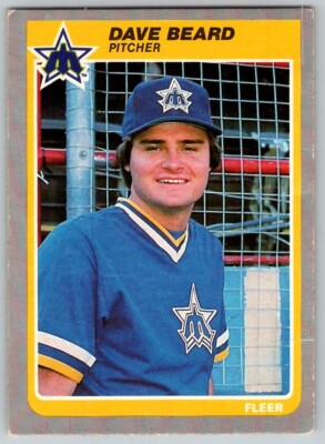1985 FLEER DAVE BEARD SEATTLE MARINERS #483 | eBay