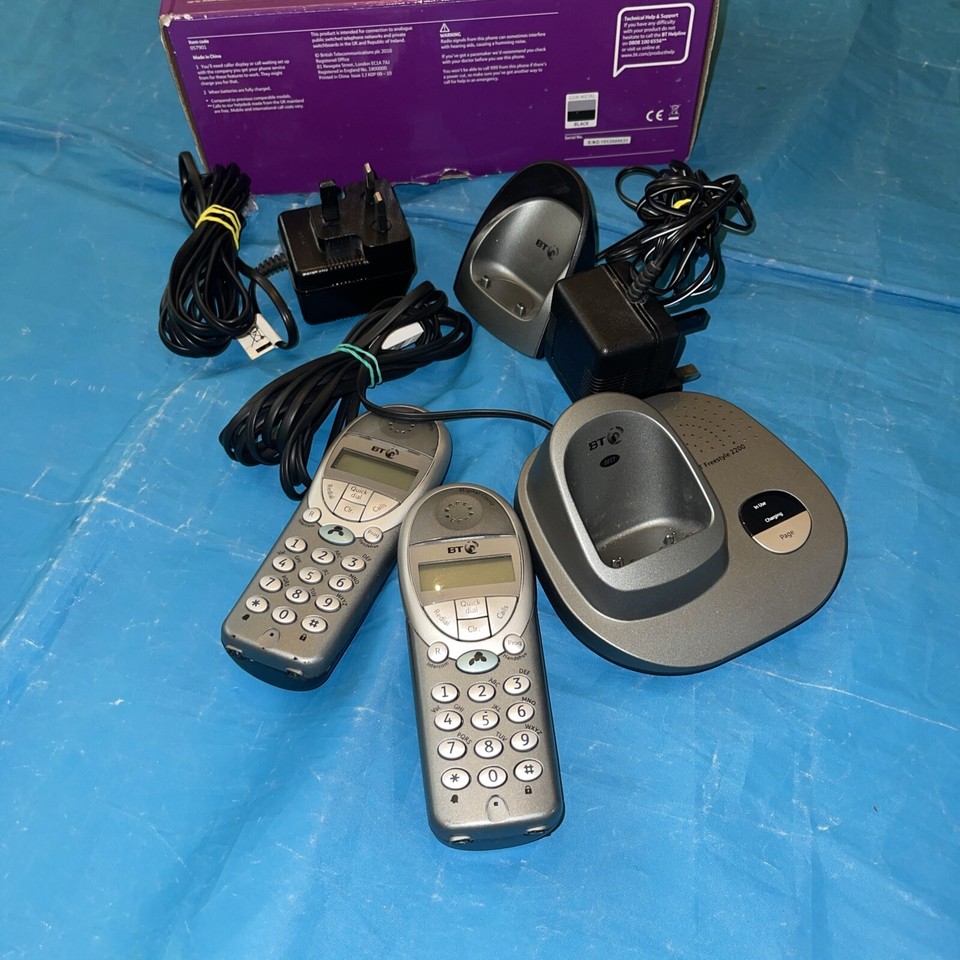 2x BT Hudson 1500 Plus Home Phone & Answering Machine | eBay UK