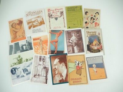Large Bundle of 130 Postcards Reproduction Vintage Nostalgia Series vgc ...