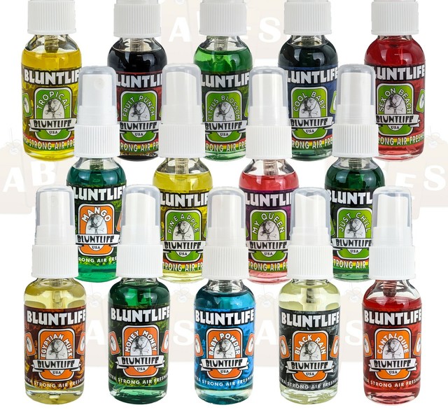 Bluntlife Extra Strong Air Freshener Spray Home Car Blunt Life Black ...
