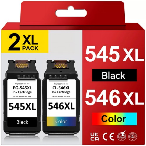 PATRONEN XXL PG-545 CL546XL für Canon Pixma MG 2450 2550 2950 TS3150 ...