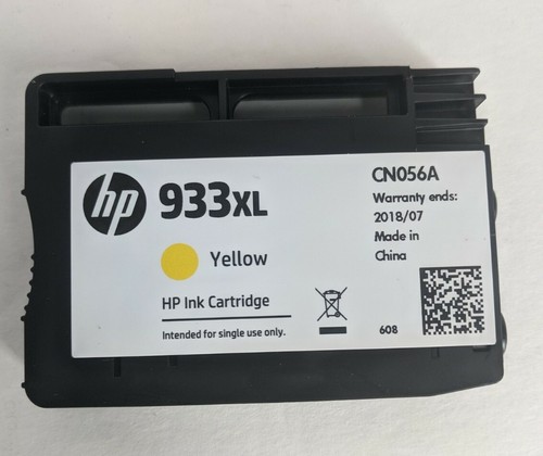 HP 933 XL Yellow Ink Cartridge~CN056A High Yield~exp 07/2018 | eBay