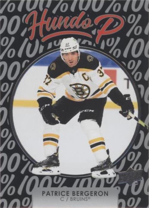 2021-22 Upper Deck Series 1 - Hundo P Patrice Bergeron #HP-15 for sale ...